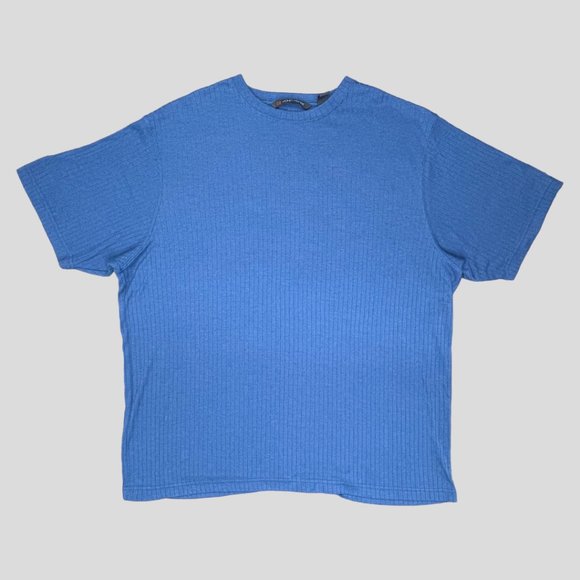 john henry | Shirts | Mens John Henry Grooved Lined Sky Blue Tshirt ...